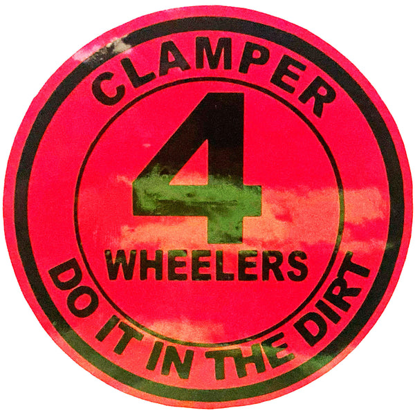 6 inch sticker for 4 wheel’n CLAMPERS – Wreck'n Ball Enterprises