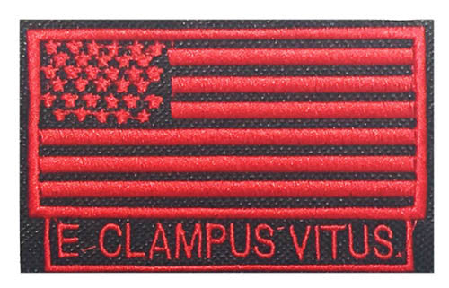 3 1/2 in ECV American Flag Patch in Red – Wreck'n Ball Enterprises