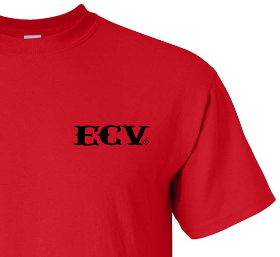 T Shirt ECV Coat of Arms red. – Wreck'n Ball Enterprises