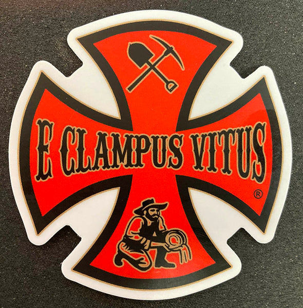 Iron Cross ECV sticker 3 inch – Wreck'n Ball Enterprises