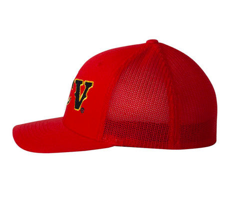 Red ECV Flex Fit Trucker Cap – Wreck'n Ball Enterprises
