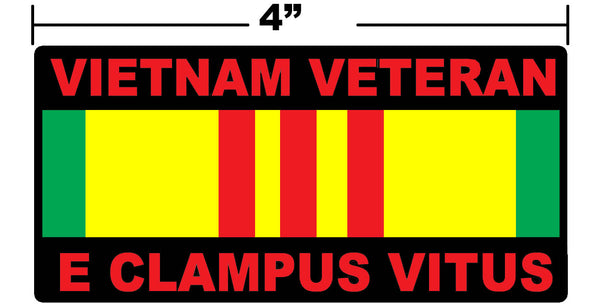 4 Inch Vietnam ECV Sticker – Wreck'n Ball Enterprises