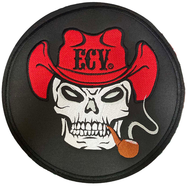 10 inch red hat Center patch – Wreck'n Ball Enterprises