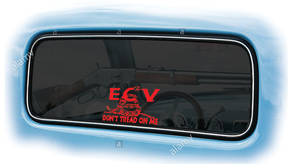 8 inch Gadsden Design ECV Vinyl Window Sticker – Wreck'n Ball Enterprises